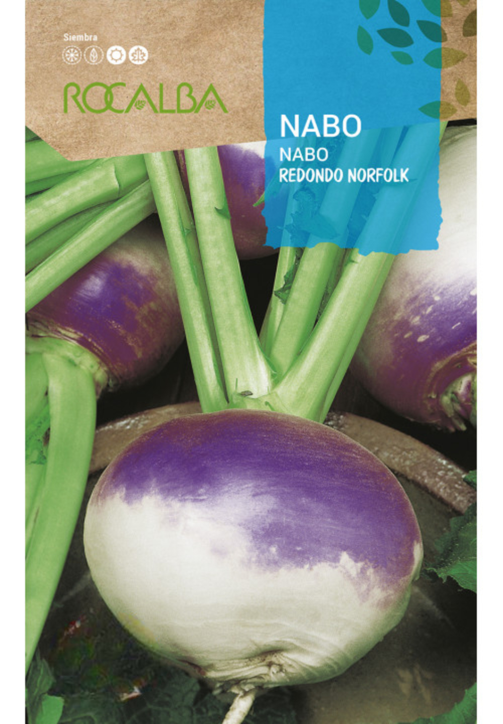 Semilla Nabo Redondo Norkfolk Violeta 250 gr | Piensoslago.com